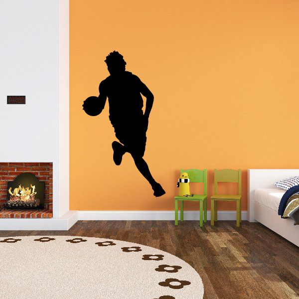 Basketball Dribble Run with Ball Decal