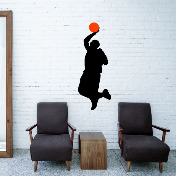 Basketball Mid Air Hand Dunk Decal