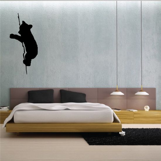 Bear Climbing On Tree Decal