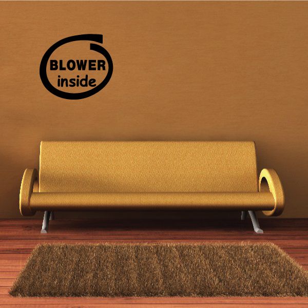 Blower Inside Decal