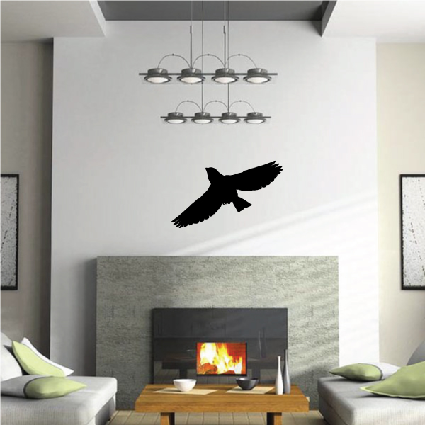 Bluebird Soaring Up Decal