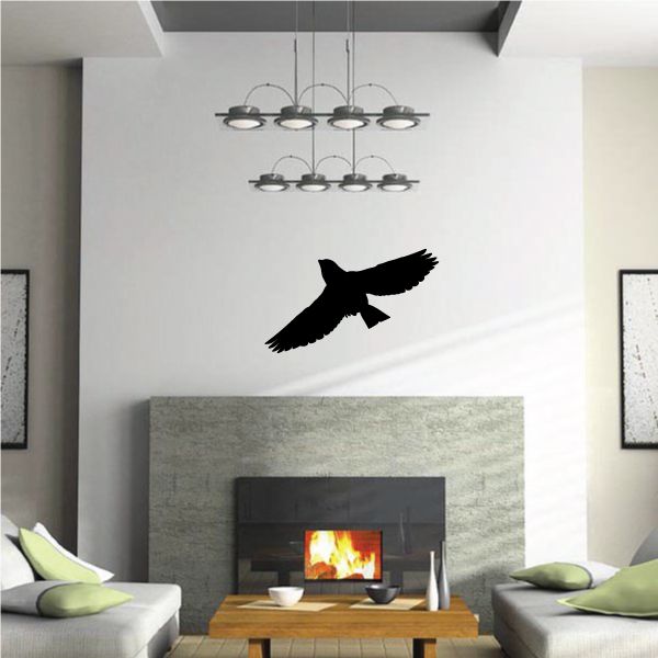 Bluebird Soaring Up Decal