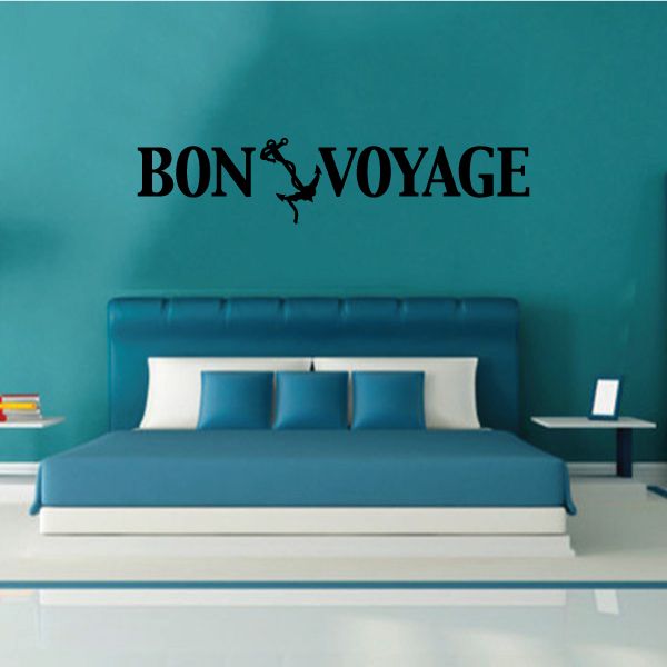 Bon Voyage Bumper Sticker - Vinyl Decal - Car Decal - 158