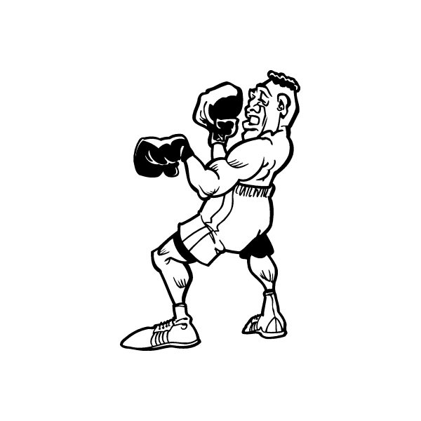 Boxing Wall Decal - Vinyl Decal - Car Decal - Bl009
