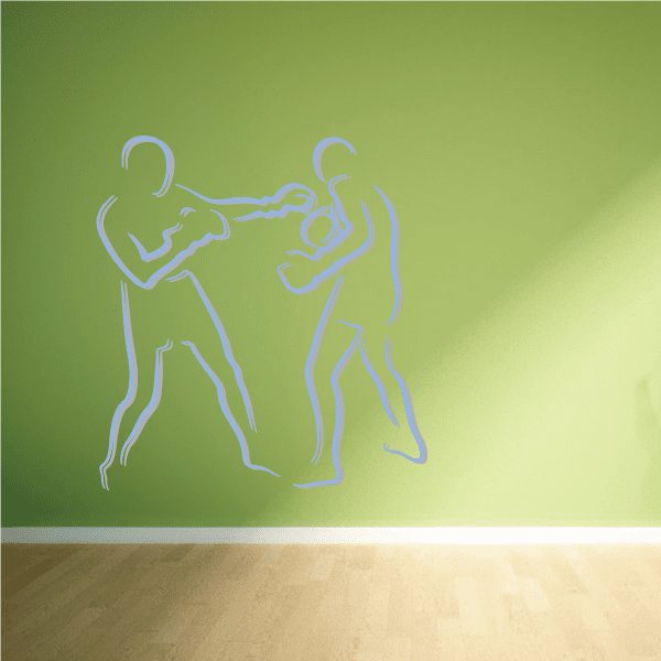 Boxing Wall Decal - Vinyl Sticker - Car Sticker - Die Cut Sticker ...