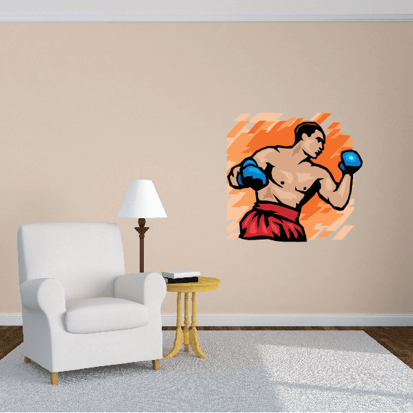 Boxing Wall Decal - Vinyl Sticker - Car Sticker - Die Cut Sticker ...