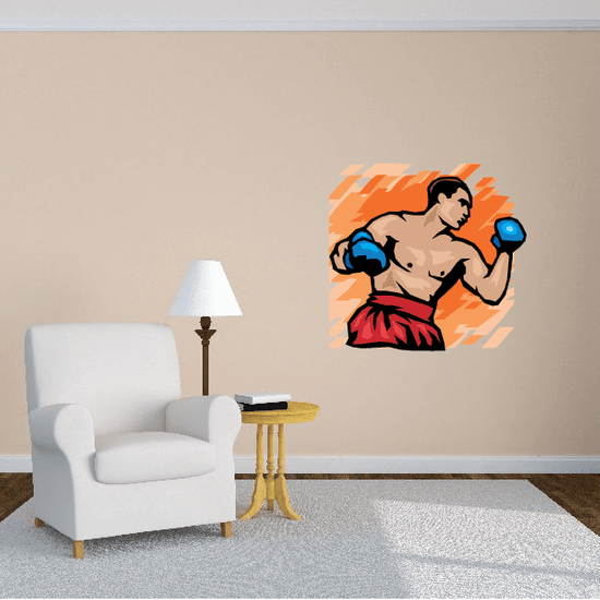 Boxing Wall Decal - Vinyl Sticker - Car Sticker - Die Cut Sticker ...