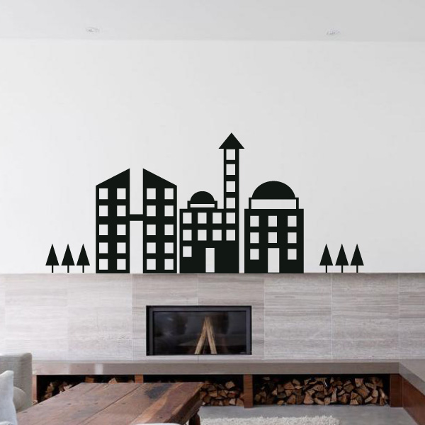 Business Building Wall Decal - Vinyl Decal - Car Decal - Id012