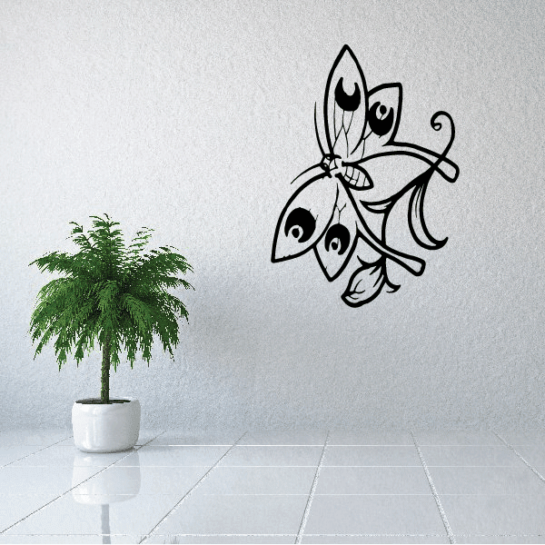 Butterfly Wall Decal - Vinyl Decal - Car Decal - CF12250