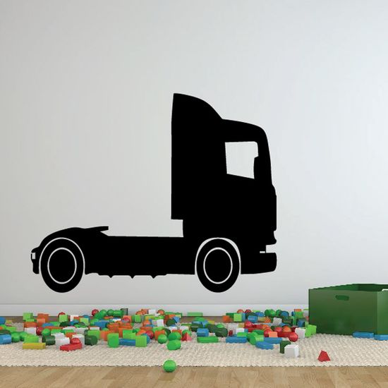 Cab only Truck Wall Decal - Vinyl Decal - Car Decal - DC077