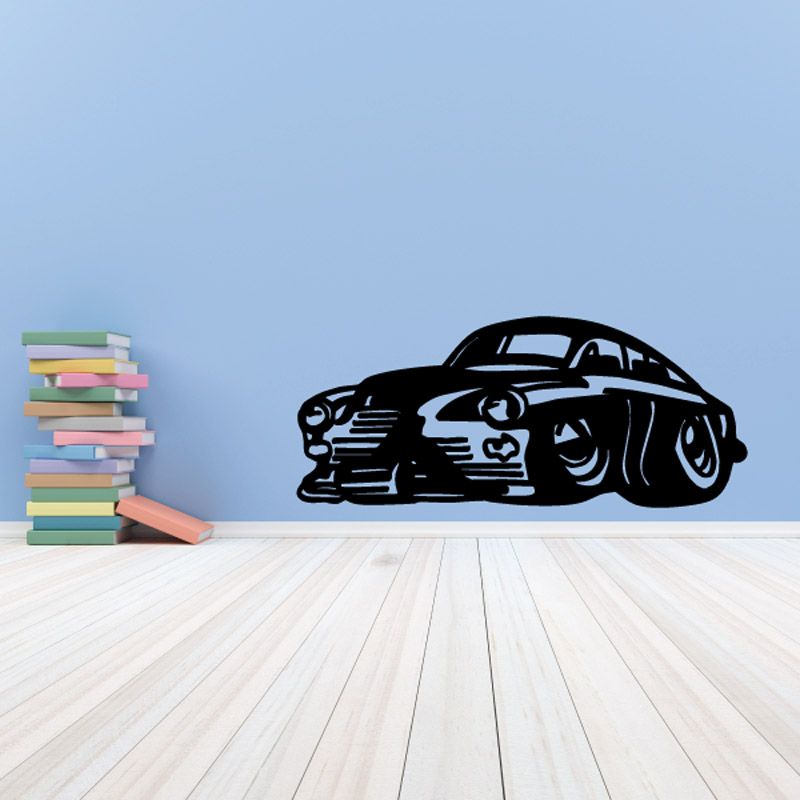 Cartoon Caddy Car Decal