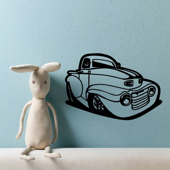 Cartoon Truck Wall Decal - Vinyl Decal - Car Decal - DC102