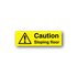 Caution Sloping Floor Sticker