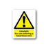 Caution You Are Entering A Hazardous Area Sticker