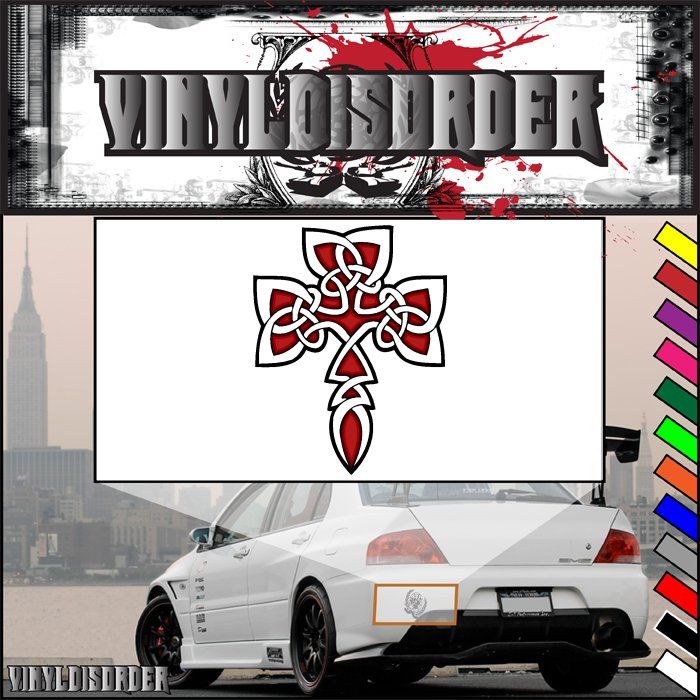 Celtic Ornament Wall Decal - Vinyl Sticker - Car Sticker - Die Cut ...
