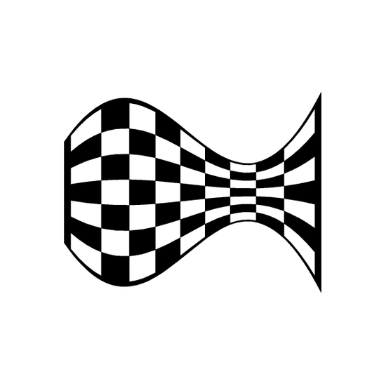 Checkered Pattern Wall Decal - Vinyl Decal - Car Decal - CF8007