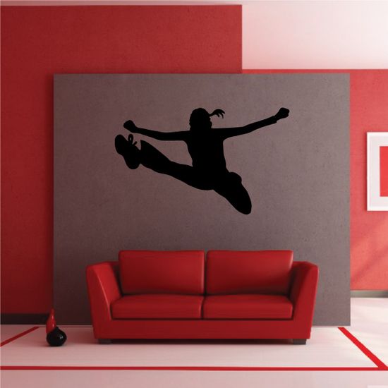 Cheerleading Cheer Wall Decal - Vinyl Decal - Car Decal - NS013