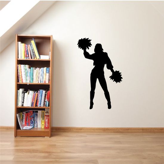 Cheerleading Cheer Wall Decal - Vinyl Decal - Car Decal - NS027