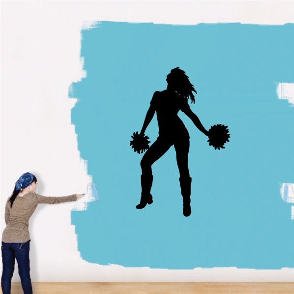 Cheerleading Cheer Wall Decal - Vinyl Decal - Car Decal - NS028
