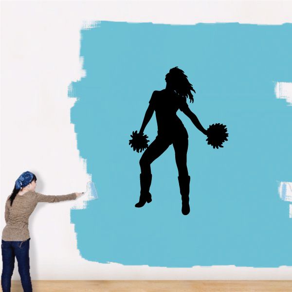 Cheerleading Cheer Wall Decal - Vinyl Decal - Car Decal - NS028