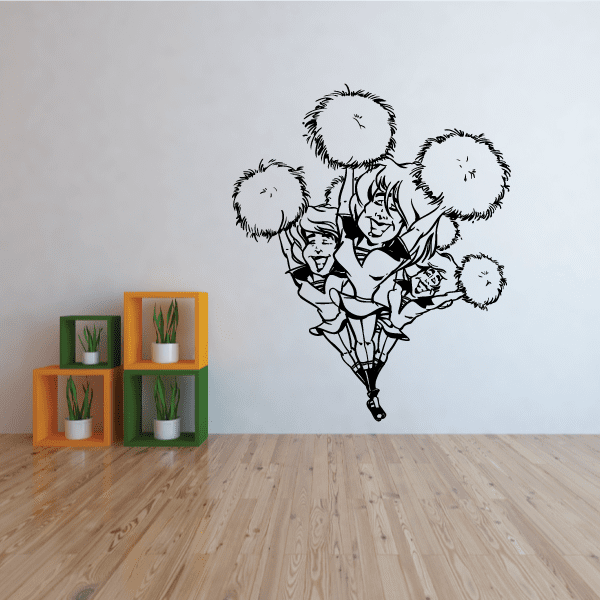 Cheerleading Wall Decal - Vinyl Decal - Car Decal - Bl003