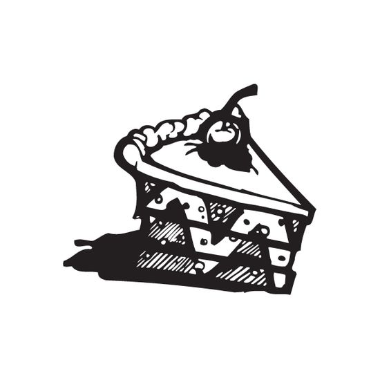 Cherry Pie Slice Decal