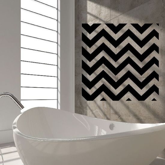 Chevron Wall Pattern Wall Decal - Vinyl Decal - Car Decal - Mvd011