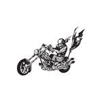 Chopper Wall Decal - Vinyl Decal - Car Decal - DC 006