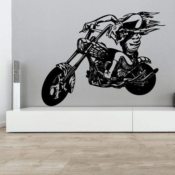 Chopper Wall Decal - Vinyl Decal - Car Decal - SM007