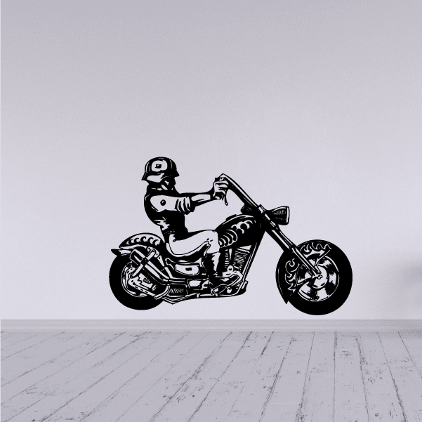 Chopper Wall Decal - Vinyl Decal - Car Decal - SM008