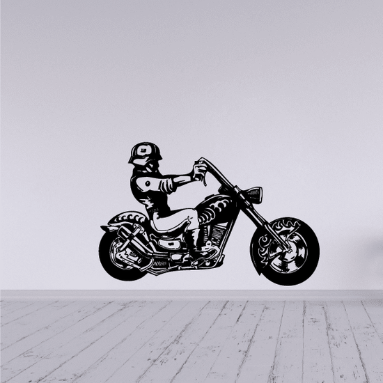 Chopper Wall Decal - Vinyl Decal - Car Decal - SM008