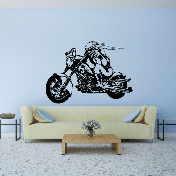 Chopper Wall Decal - Vinyl Decal - Car Decal - SM010