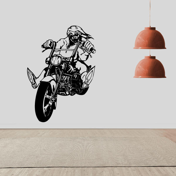 Chopper Wall Decal - Vinyl Decal - Car Decal - SM017