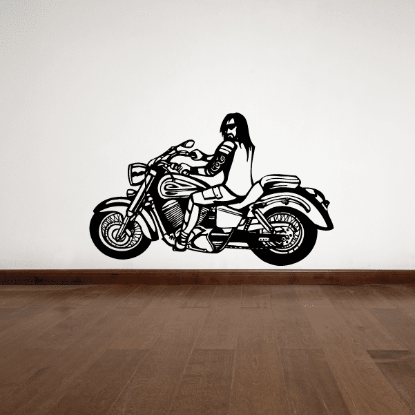 Chopper Wall Decal - Vinyl Decal - Car Decal - SM028