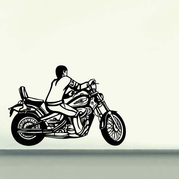 Chopper Wall Decal - Vinyl Decal - Car Decal - SM031