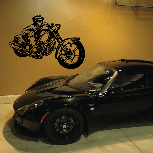 Chopper Wall Decal - Vinyl Decal - Car Decal - SM049