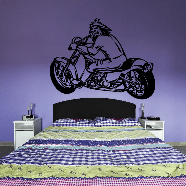 Chopper Wall Decal - Vinyl Decal - Car Decal - SM074