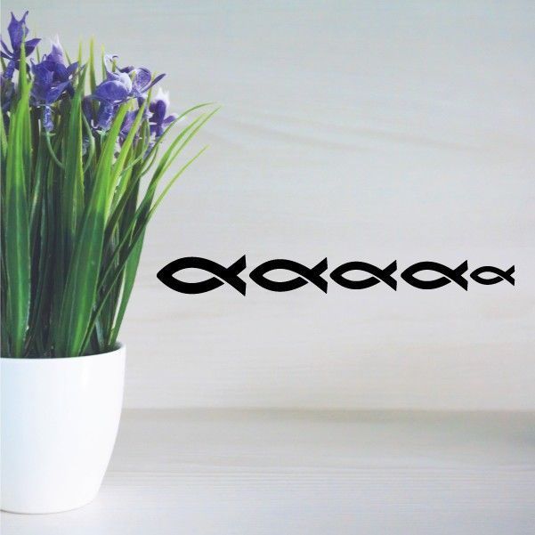 Christian Fish Family Kit Decal