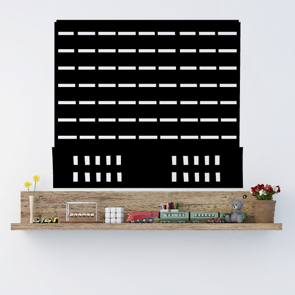 City Building Wall Decal - Vinyl Decal - Car Decal - BA008