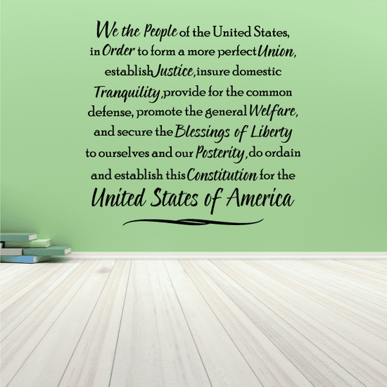 Constitution Wall Decal