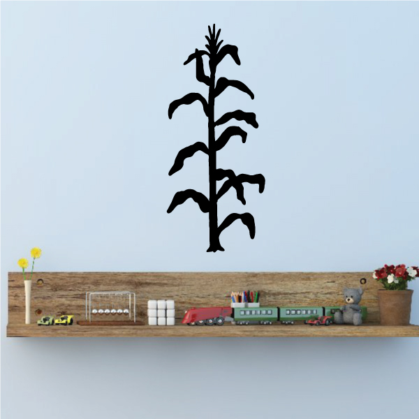 Cornstalk Wall Decal - Vinyl Decal - Car Decal - NS001