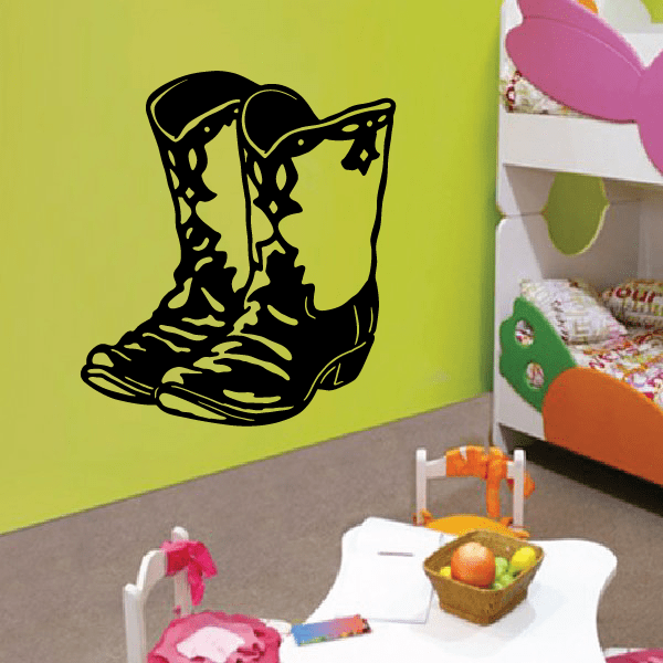 Cowboy Boot Decals