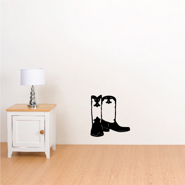 Cowboy Boot Decals