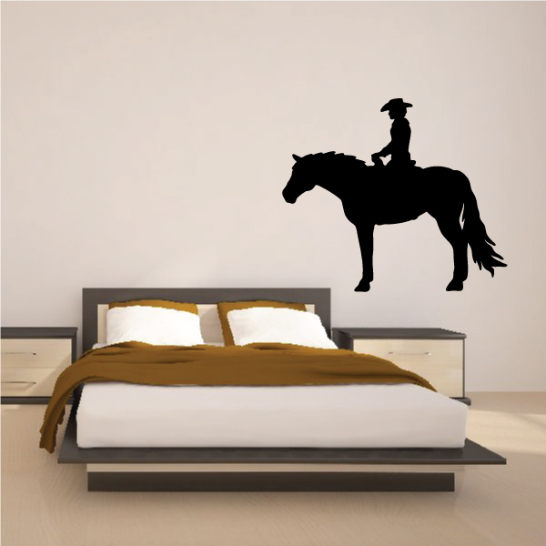 Cowboy Love Wall Decal - Vinyl Decal - Car Decal - NS002