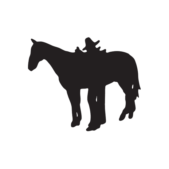 Cowboy Wall Decal - Vinyl Decal - Car Decal - 127