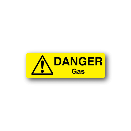 Danger Gas Sticker