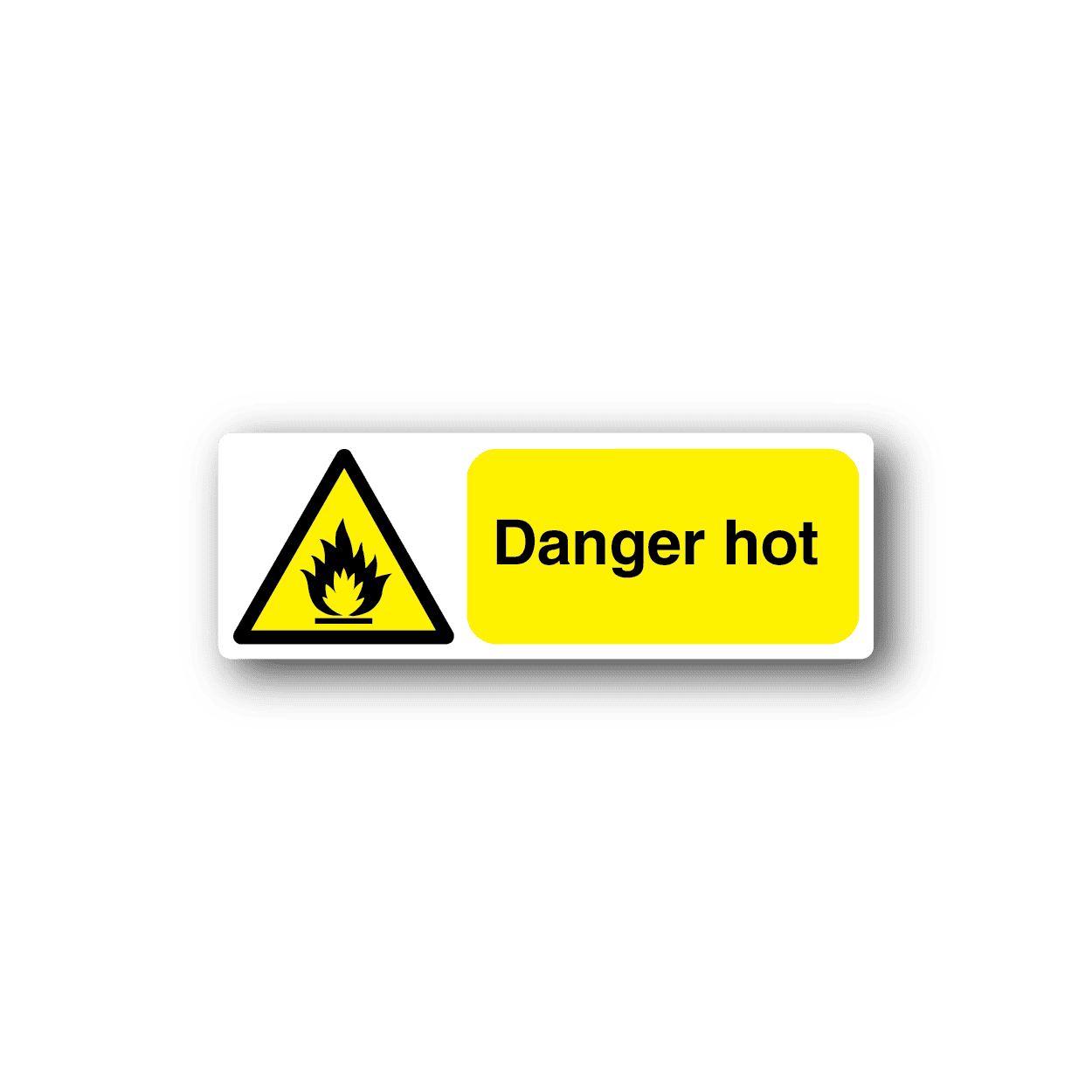 Danger Hot Sticker