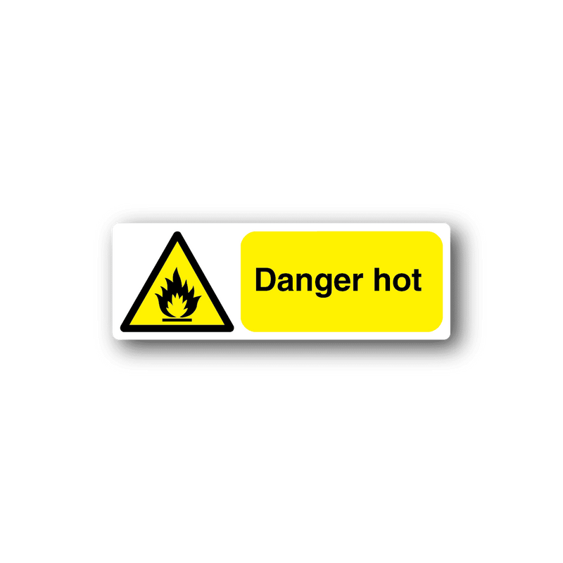 Danger Hot Sticker