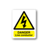 Danger Live Conductor Sticker