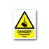 Danger Suspended Load Sticker